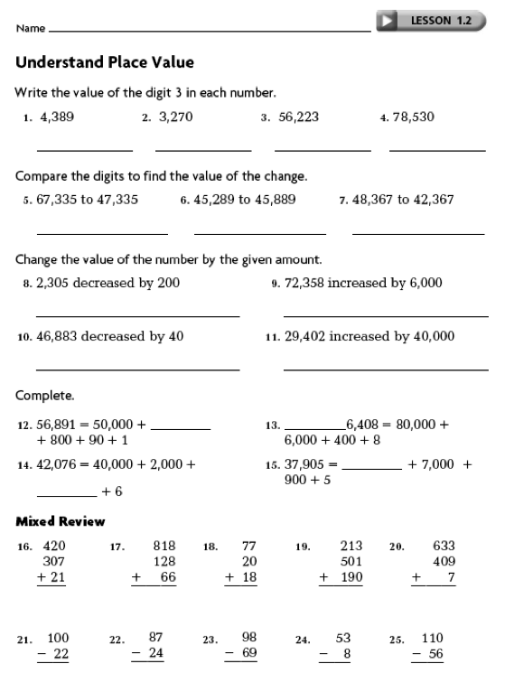 Understand Numbers and Operations
